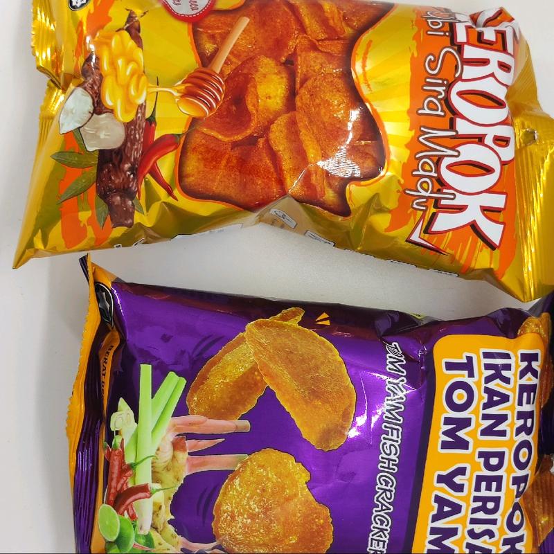 kerepok segera tom yum Dan ubi madu - TikTok Shop Malaysia