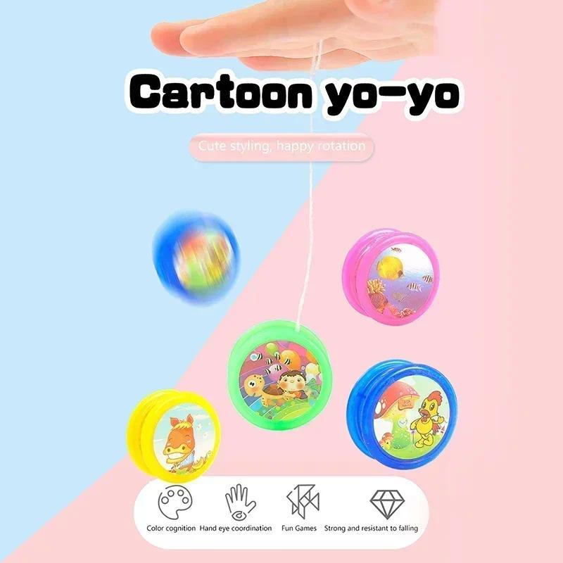 Mini YoYo Ball Magic Ball Kids Toy Cartoon Animals String Ball - TikTok ...