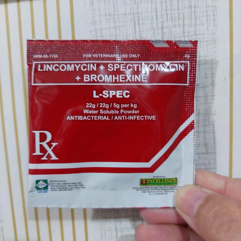 L-Spec Powder 5grams (1sachet) excellence for gamefowl - TikTok Shop ...