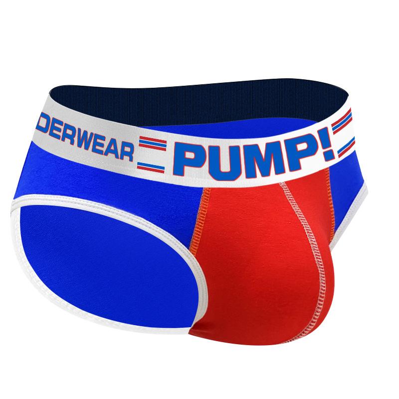 PUMP men's triangle underwear. Color - blocked low - rise underwear ...