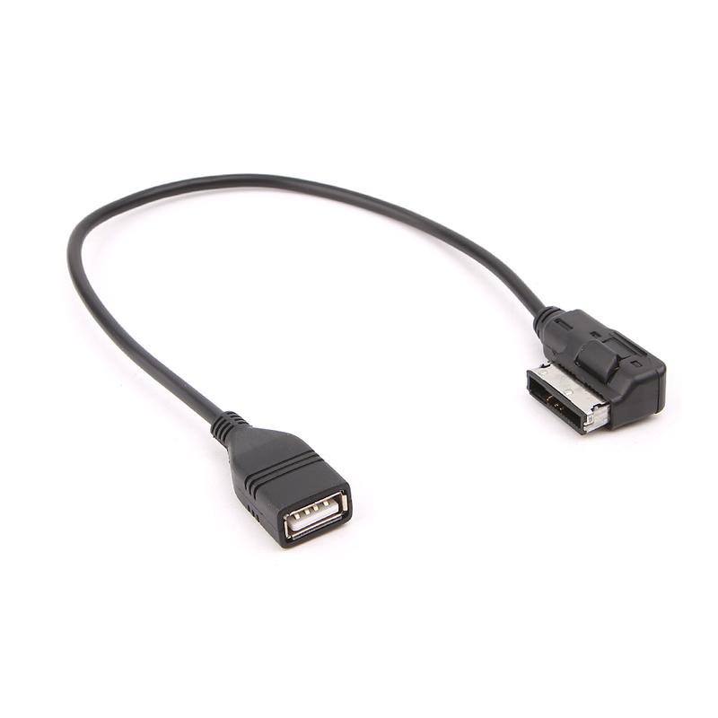 AUX Media Interface USB Female o Adapter Cable AMI For Mercedes ...