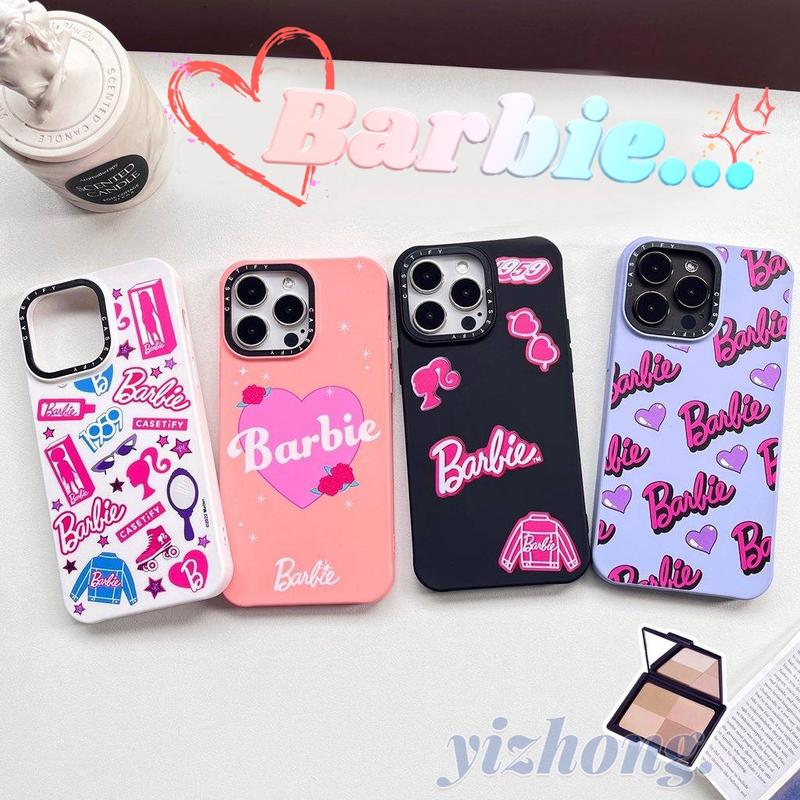 Casing For iphone 15 14PM 11 13 12 Pro Max Retro Pink Barbie - TikTok Shop Singapore