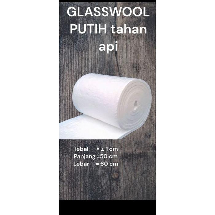 Promo GLASSWOOL KNALPOT GASPUL PUTIH 50 x 60 cm HARGA TERBAIK ANTI ...