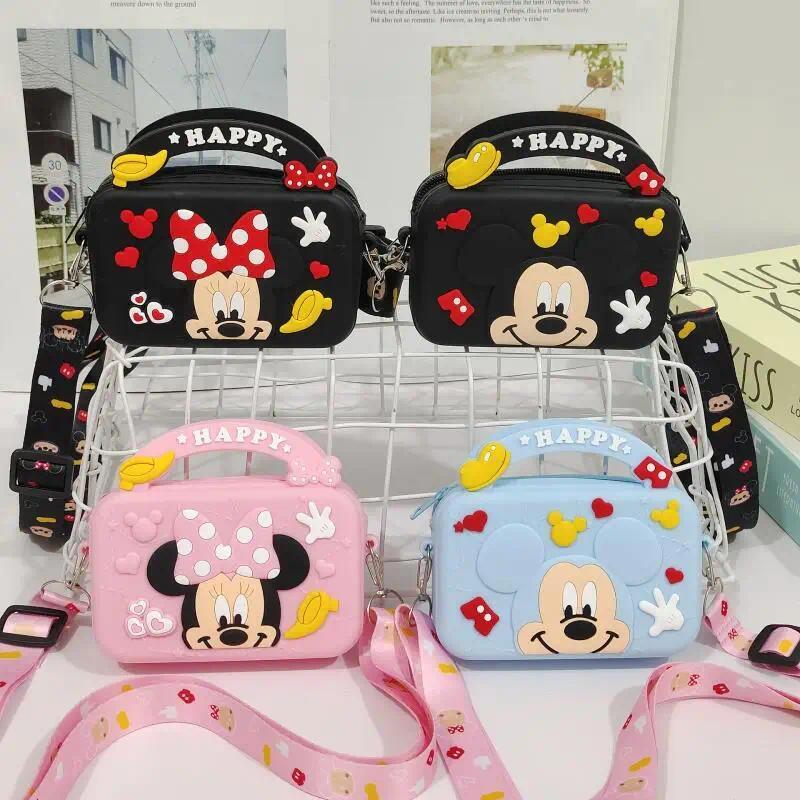 Children Shoulder Bags Mickey Mouse Minnie Cartoons Crossbod - TikTok ...