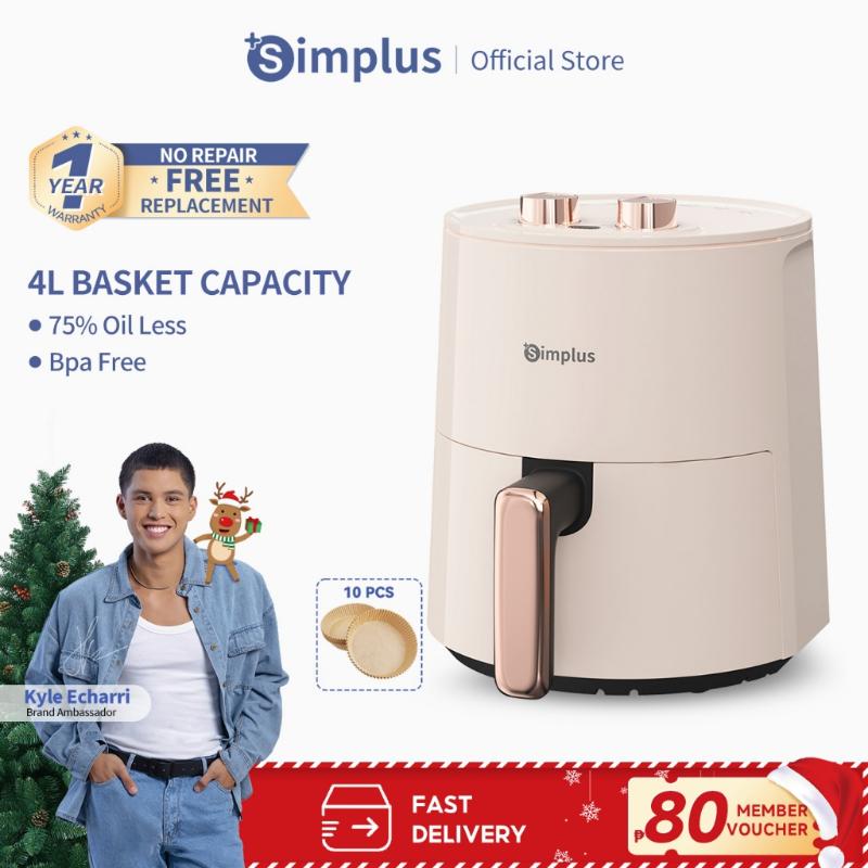 Simplus Air Fryer Multi-functional Oil Free Non Stick Black&White - TikTok Shop Philippines