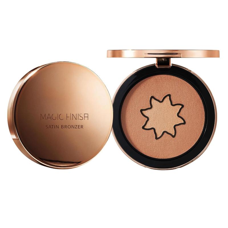 MAGIC FINISH Satin Bronzer & Hazel (0.22 oz) - 4-in-1 Bronzer , Satin ...