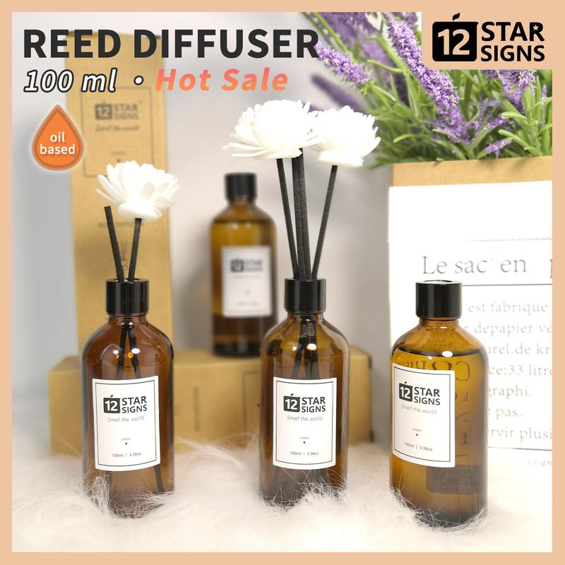 Reed Diffuser 12StarSigns 100ml Home Fragrance Aircon Perfum - TikTok ...