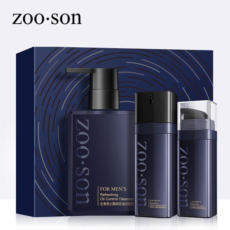 Zoo·Son Men's Skin Three-Piece Moisturizing Facial Cleanser Brightening ...