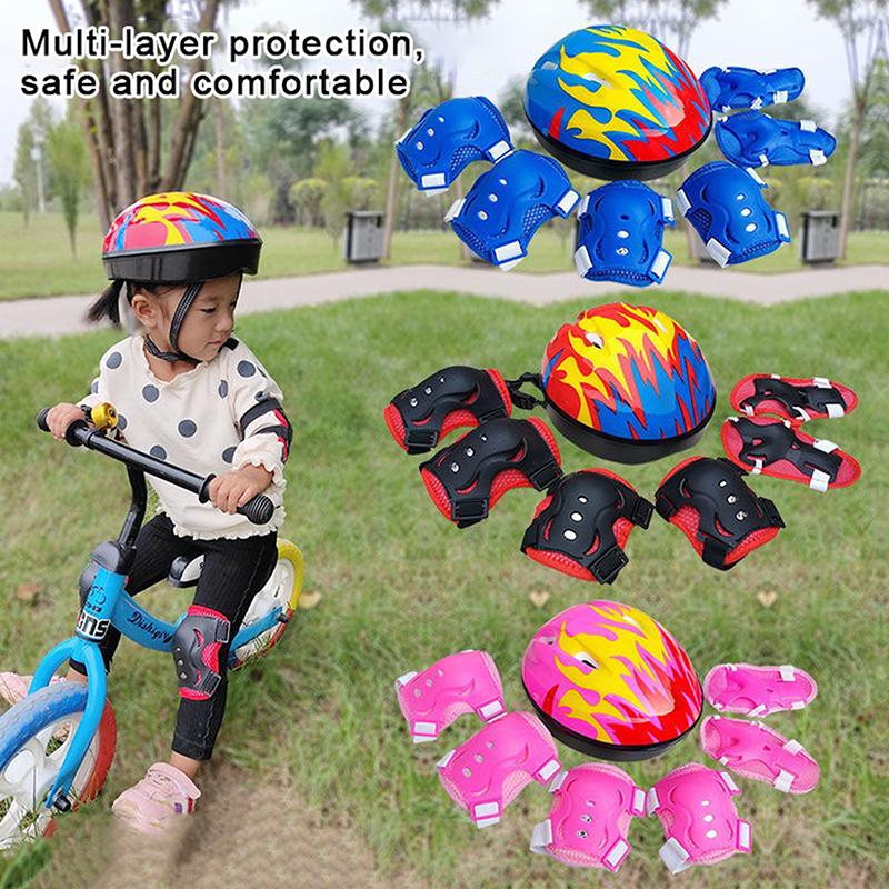 Topi Keledar Basikal Sukan, Untuk Kanak-kanak, Set Gear Pelindung ...