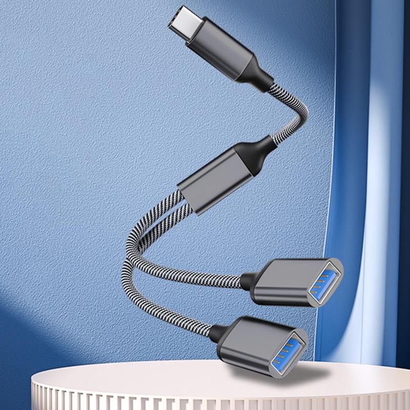 USB 2.0 A Male to 2 USB Female Splitter Cable for Laptop - Charging ...