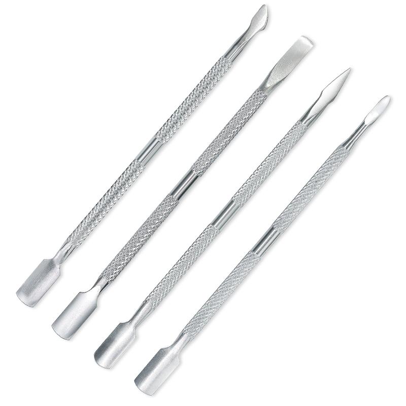 Nail art double head dead skin push stainless steel nail removal ...