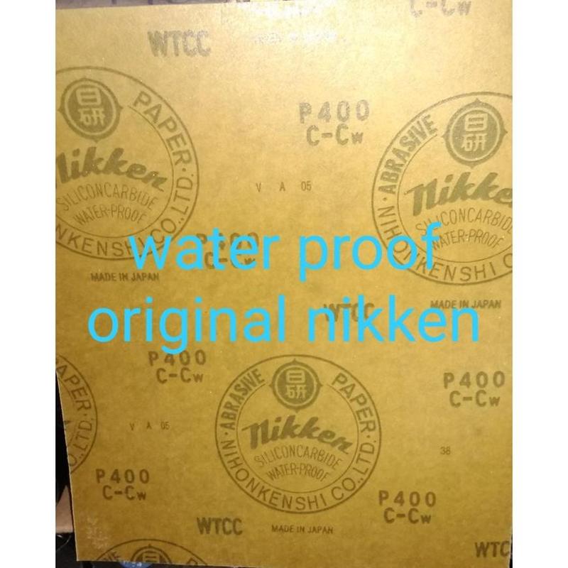Amplas Nikken original grit 400 original dijamin tahan air water proff ...