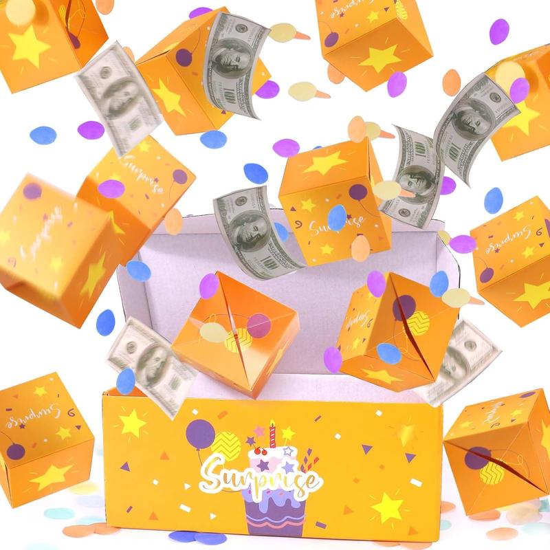 Birthday Explosion Surprise Box with Confetti and for Women, Men and ...