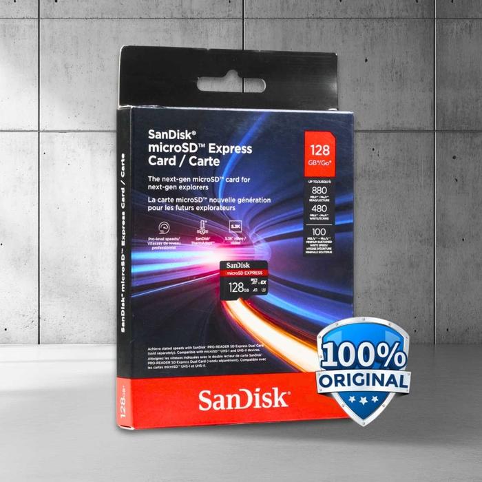 Jual MicroSD Express Ultra High Speed 880MB/s UHS-I Class 10 U3 A1 ...