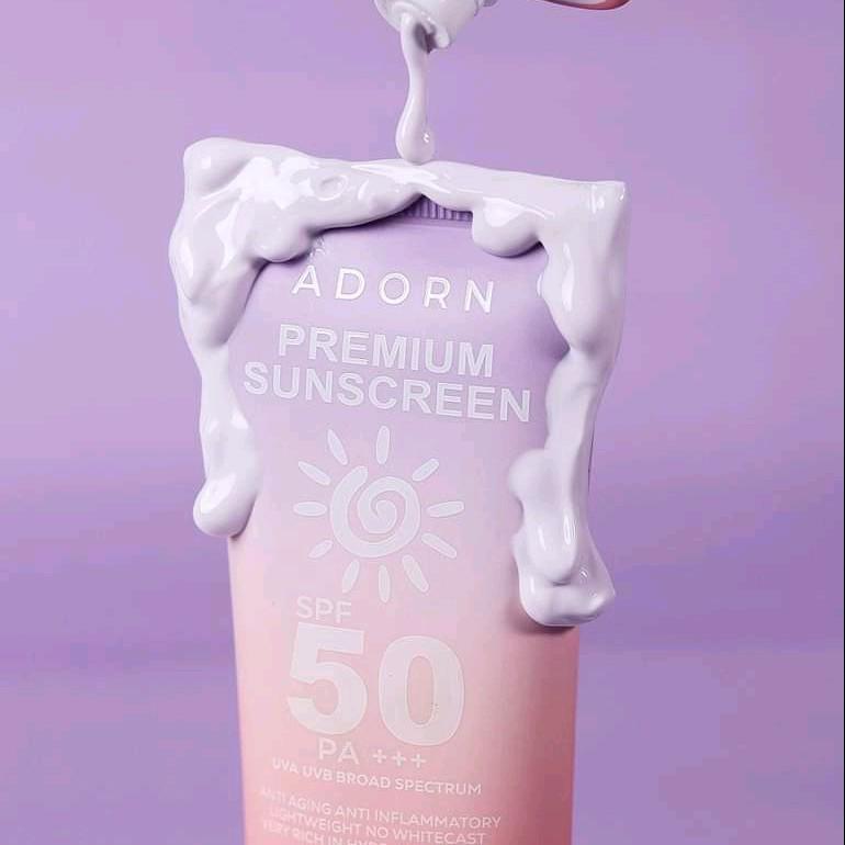 ADORN PREMIUM SUNSCREEN SPF50 All Skin Types - TikTok Shop Philippines