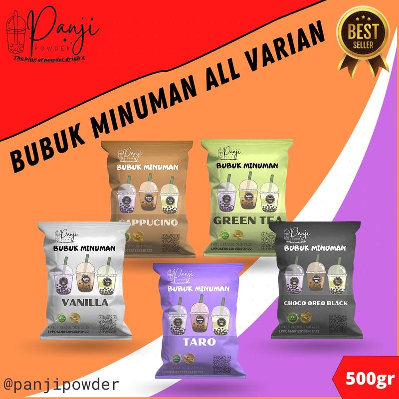 500 GRAM BUBUK MINUMAN ANEKA RASA SERBUK MINUMAN BOBA POWDER - Shop ...