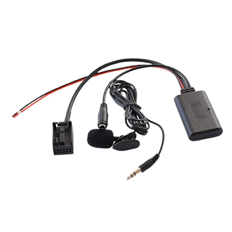 Car Bluetooth Module AUX Adapter W/ Microphone Universal Wireless ...
