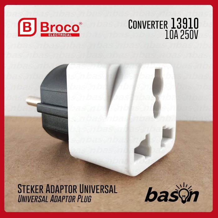 Promo BROCO 13910 STD Universal Adaptor Plug | EU to Universal - 1 pcs ...