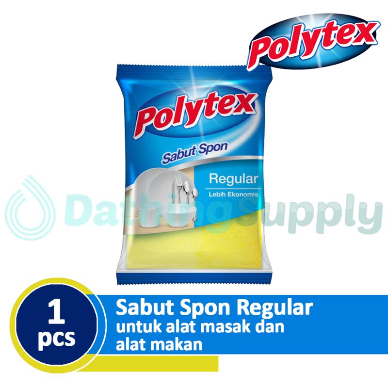 Sabut Sponge Polytex Regular Per Pcs - Spon Sabut Busa Cuci Piring ...