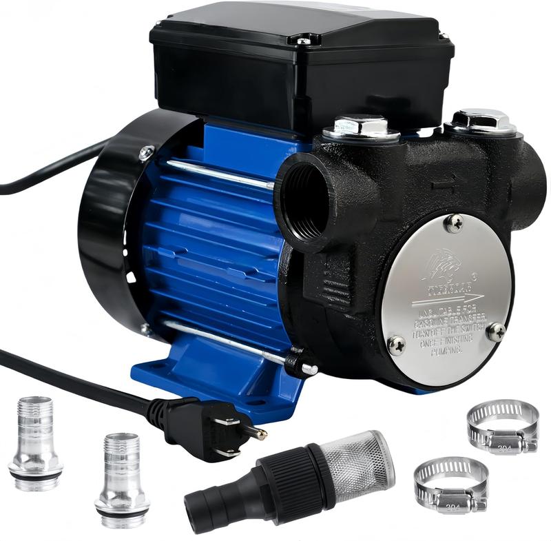Oil Transfer Pump 110V Electric Transfer Pump 18 GPM Kerosene Biodiesel ...