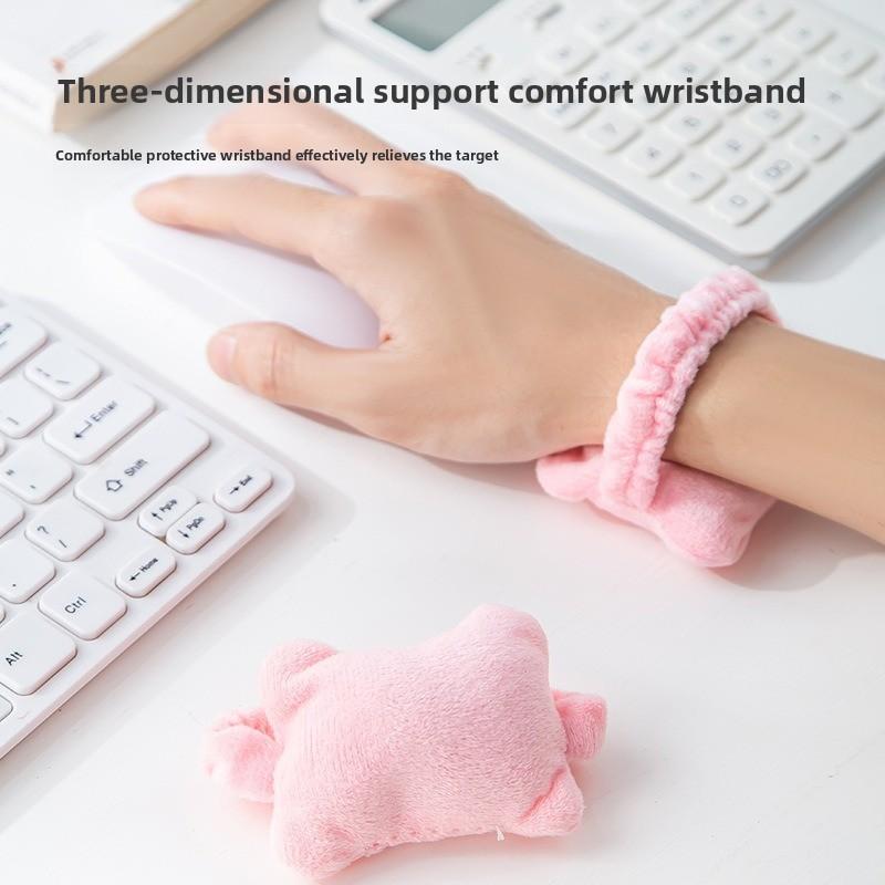 Mouse Pad Cotton Wrist Protector Office Worker Keyboard Typing - TikTok ...