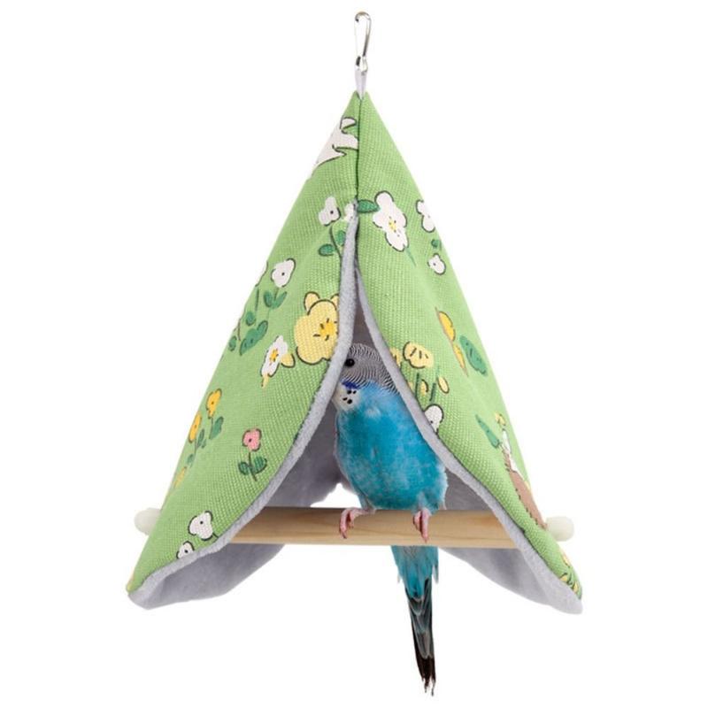 Cute Cartoon Print Bird Hammock Soft Warm Hanging Bird Tent with ...