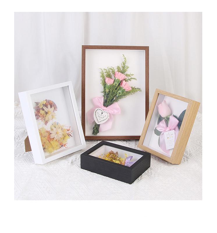 3D Display Photo Frame Hollow DIY Thickened Handmade Table Insect ...