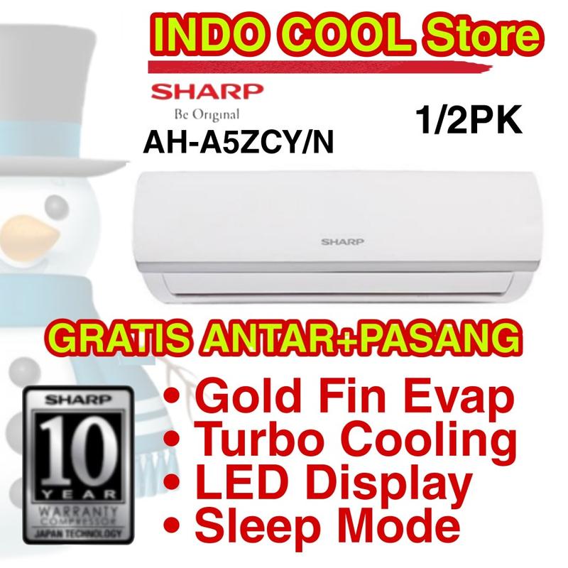 Ac Sharp Split 1/2PK AH-A5ZCY - Shop | Tokopedia
