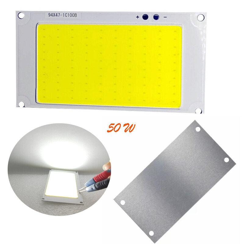 94*47mm 50W COB LED Strip Light DC 3V-3.7V LED Light Source Chip ...