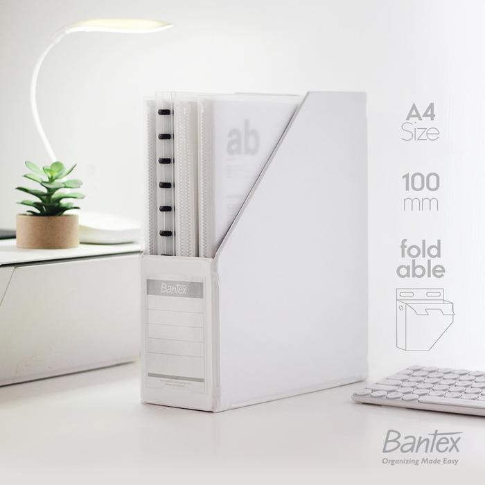 Promo Bantex Magazine File (Box File) A4 10cm White 4012 07 ...