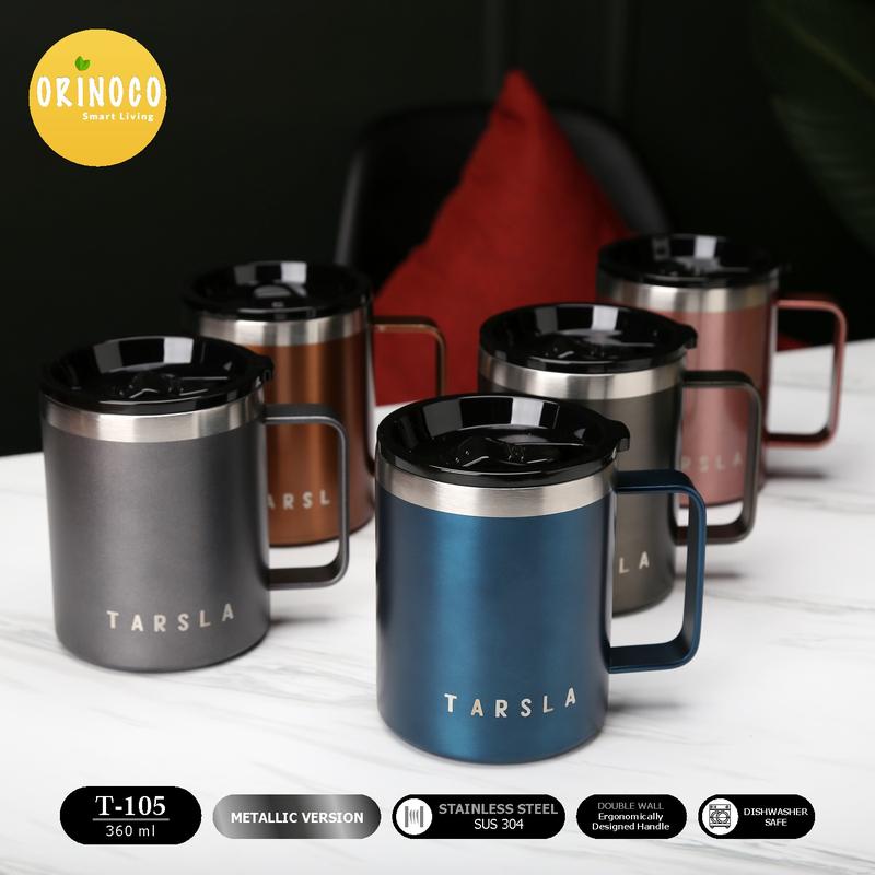 Orinoco Mug & Gelas Stainless Steel 304 Aesthetic Metallic Water ...