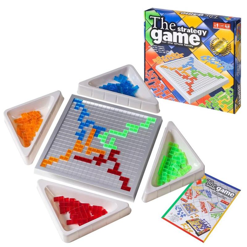 Fun Squares Game Jigsaw Russia Puzzle block Family Fun 4-Person ...