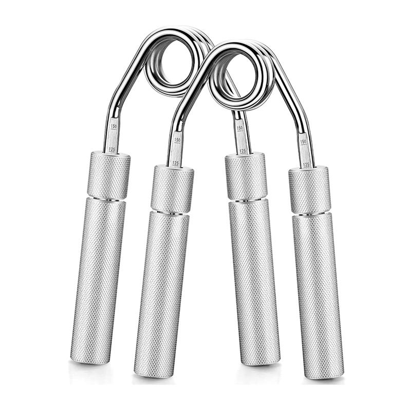 2Pcs Hand Grip Strength, Metal Grip Strength Trainer No Heavy-Duty with ...