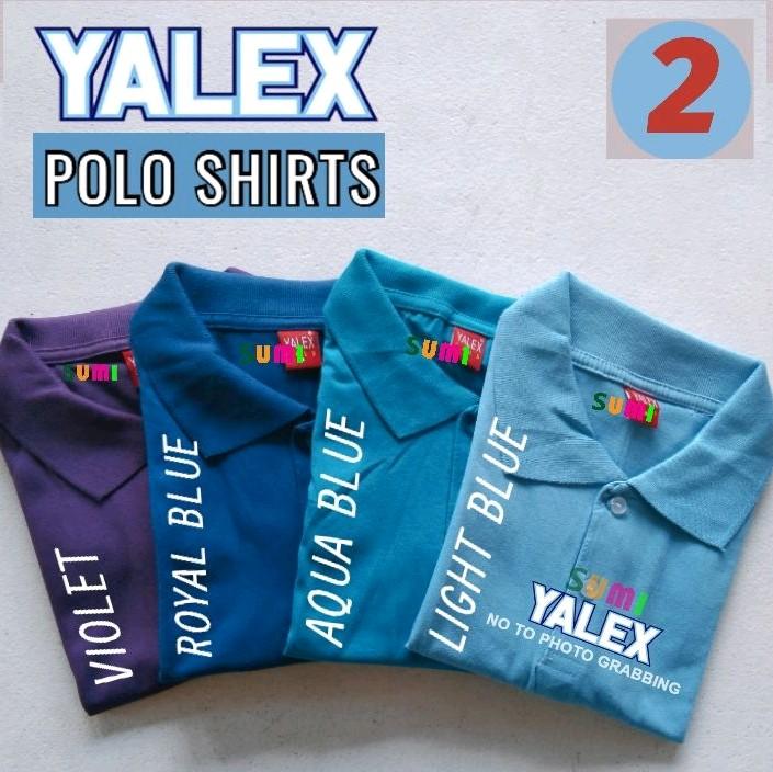 Yalex Plain Poloshirt Unisex (Light Blue, Aqua Blue, Violet, - TikTok ...