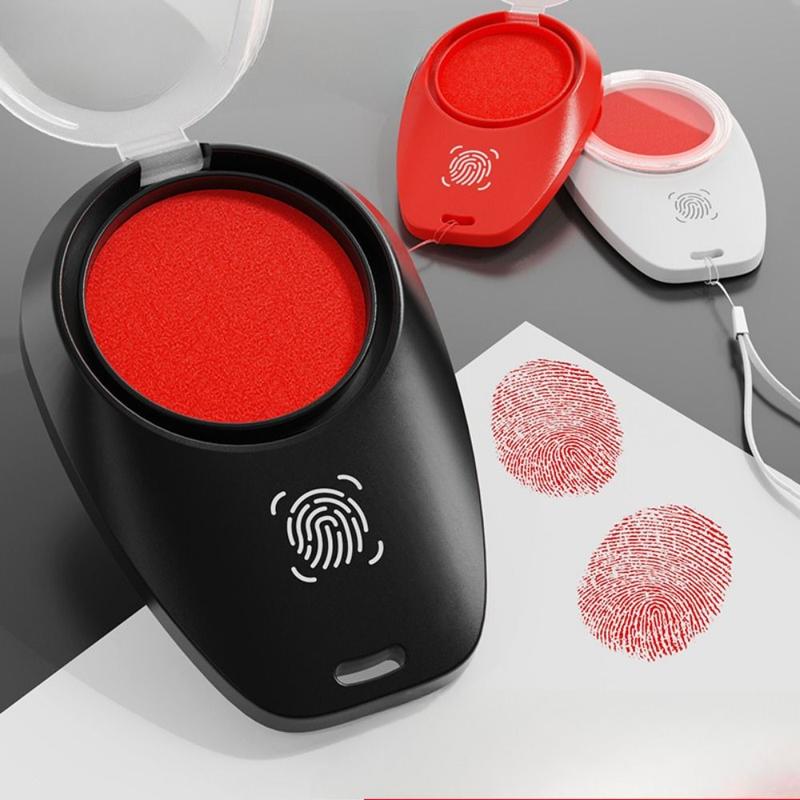 Mini Clear Stamping Mini Fingerprint Ink Pad Finger Printing - TikTok ...
