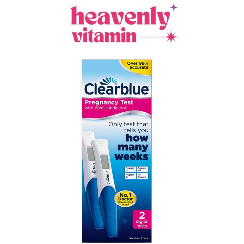 ClearBlue Test Pack Digital Original - How Many Weeks - Shop | Tokopedia