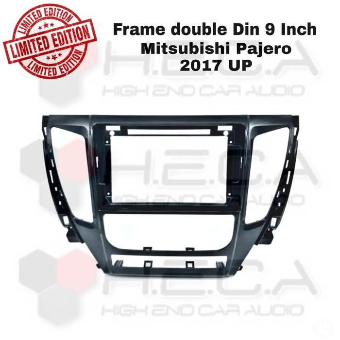 Jual Frame 9" MITSUBISHI PAJERO 2017 Double Din Head Unit Tape Mobil 9 ...