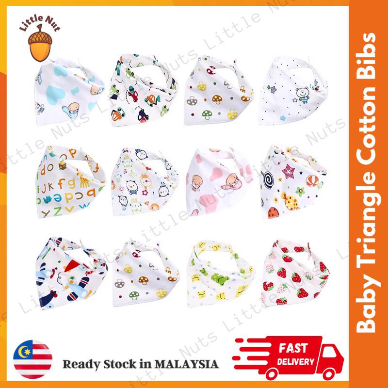 HOTItem Baby Bibs Toddler Cotton Triangle Bib With Button - TikTok Shop ...