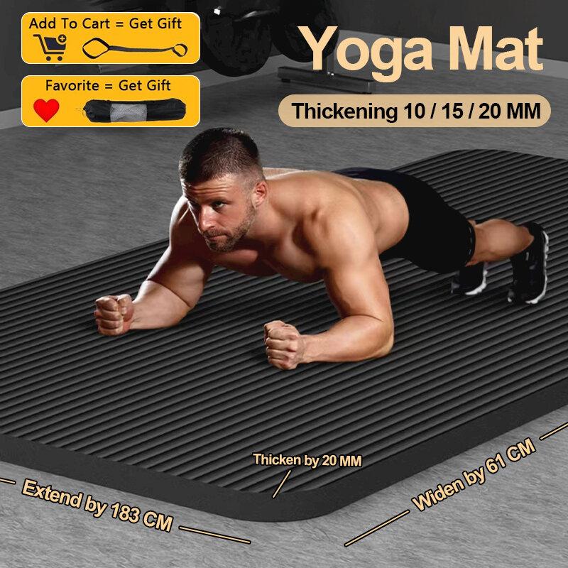 Tikar Yoga, 20MM, Bahan NBR, Tidak Licin, Lebih Tebal, Sesua - TikTok ...