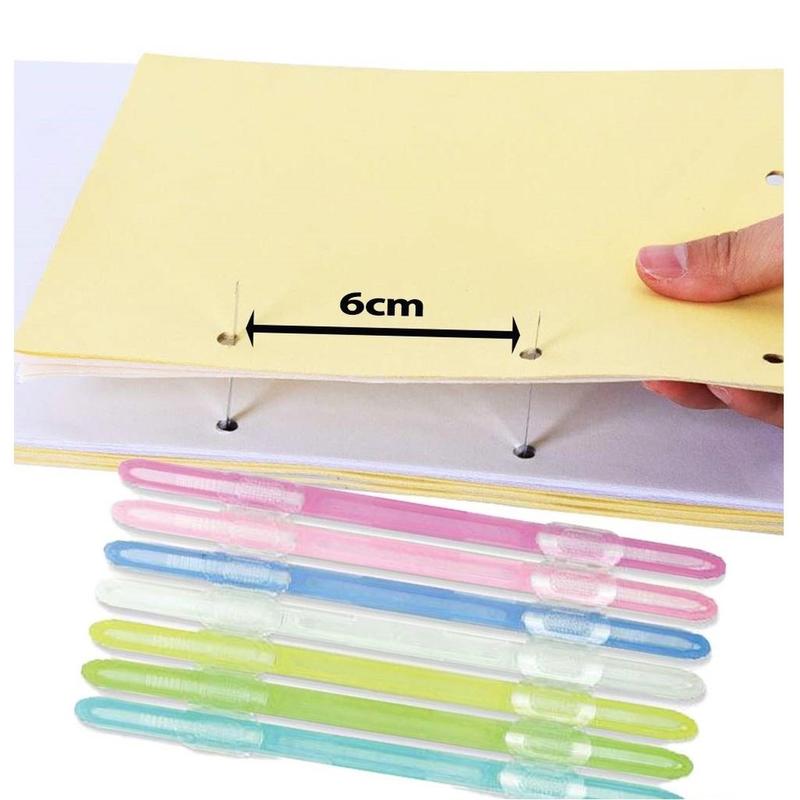 10pcs Plastic Colour Paper Fastener File Clip - TikTok Shop Malaysia