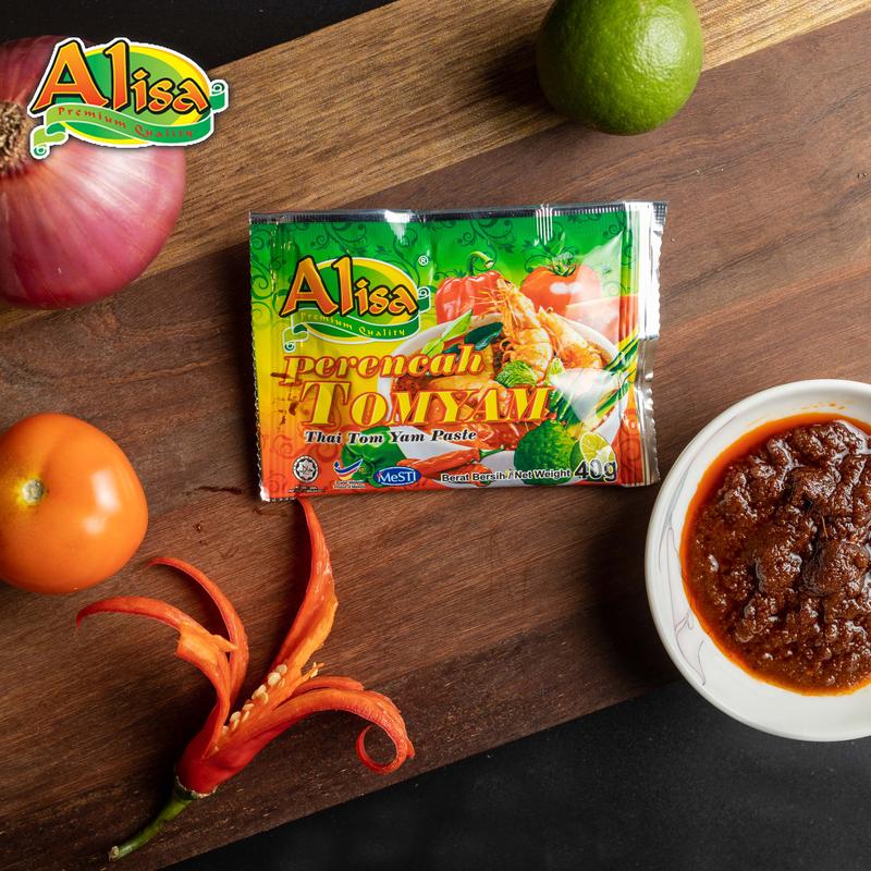 Alisa Perencah Tomyam Ramuan Asli Thai Tom Yam Paste (14 Packs ...