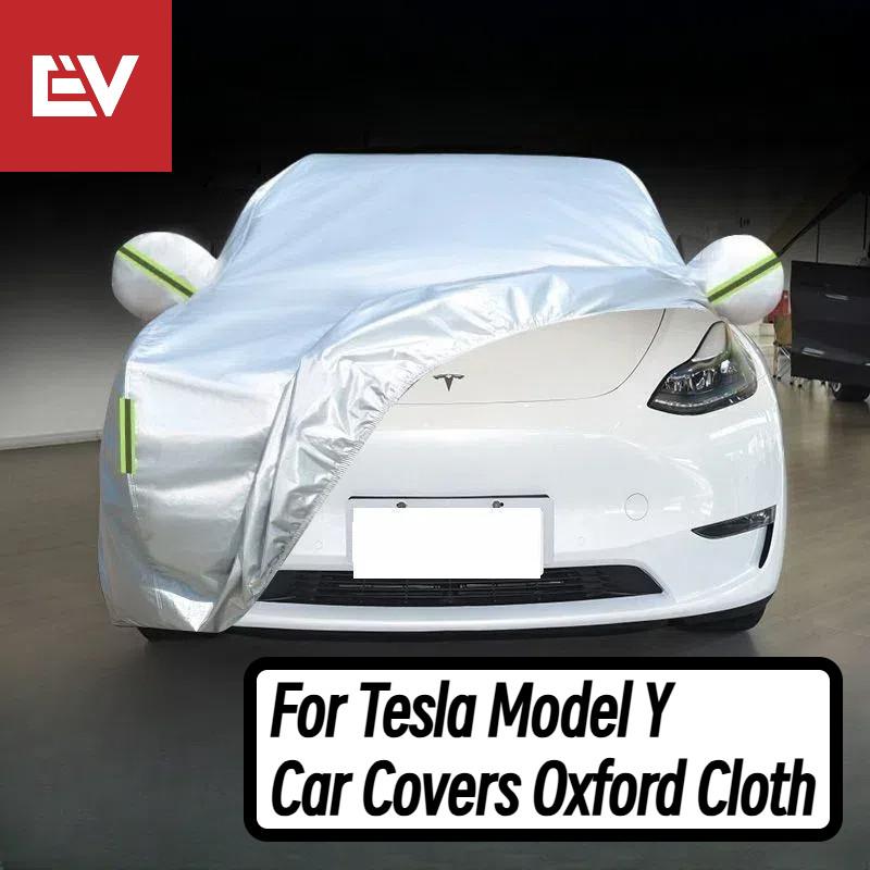 For Tesla Model Y Extra Thick Car Cover Ford Full Cover Rain/Sun/Snow ...