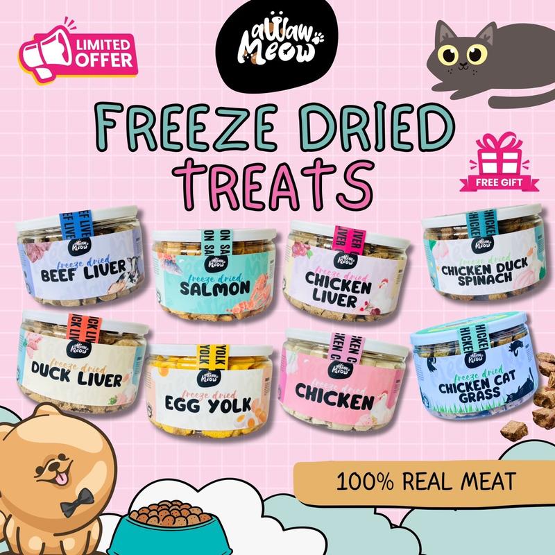 Awaw Meow Freeze Dried Treats/Food Cubes made from Real Meat - TikTok ...