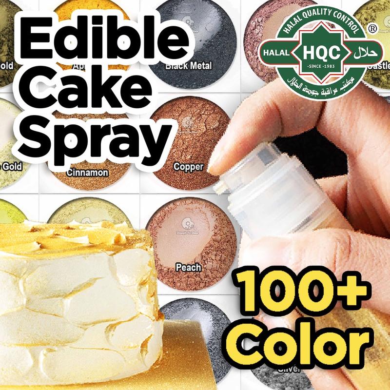 Edible 24k Gold Spray For Cake and Pastry Halal Certified Food - TikTok ...