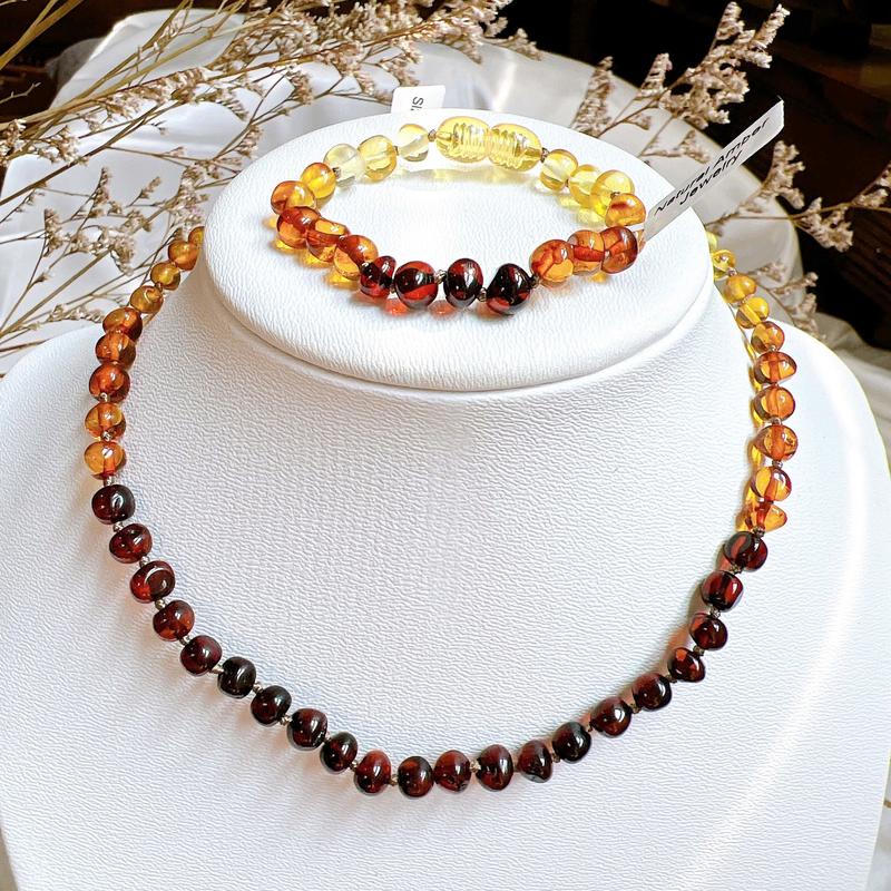 Vòng hổ phách Rainbow Amber chuẩn tự nhiên cho bé - Trang sứ - TikTok ...