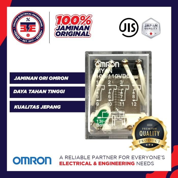 Jual Relay Omron 14 Kaki 5 Amper MY4N 110V DC CK1 - Jakarta Pusat ...