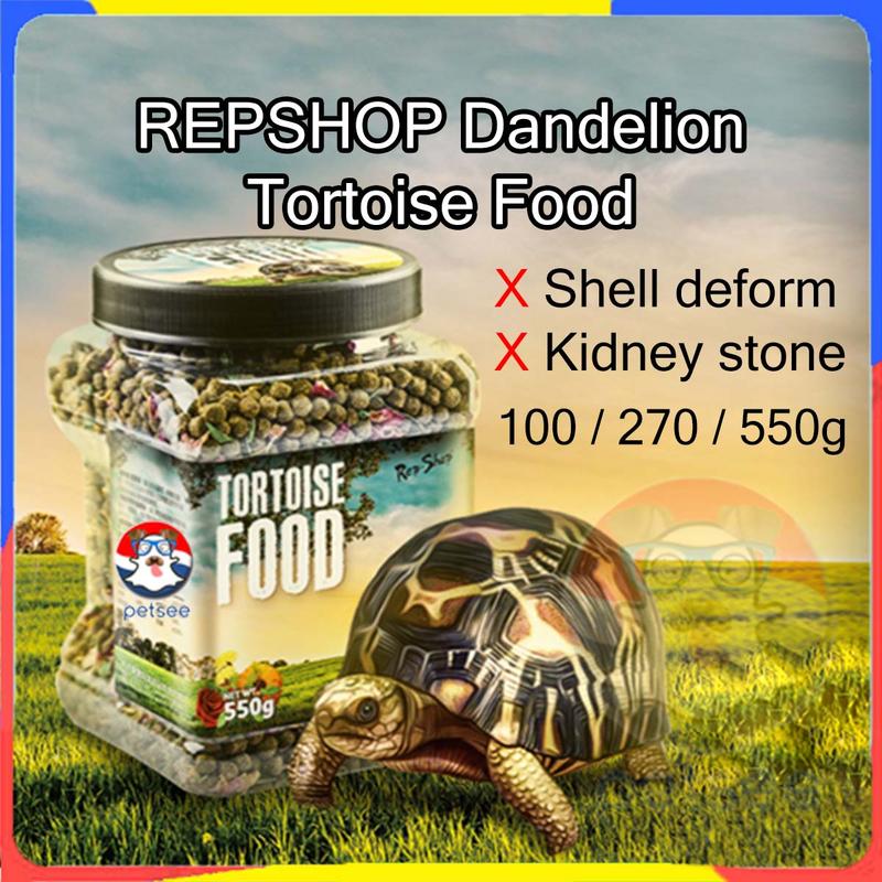 REPSHOP Makanan Kura Darat Pelet 4mm Daun Dandelion Mulberi Kaktus ...