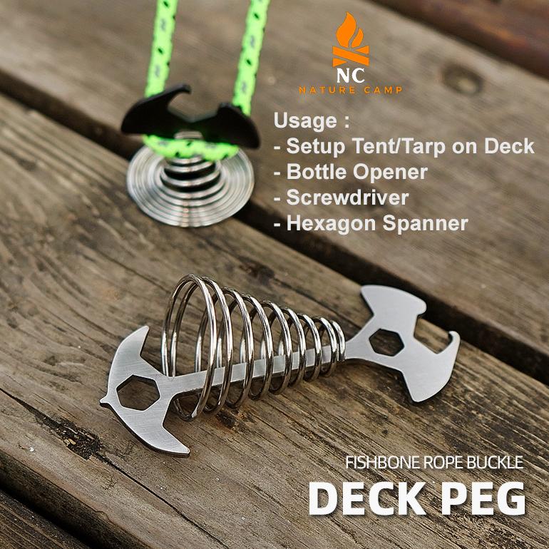 Nature Camp Fishbone Deck Peg Camping Peg Outdoor Camping Deck - TikTok ...