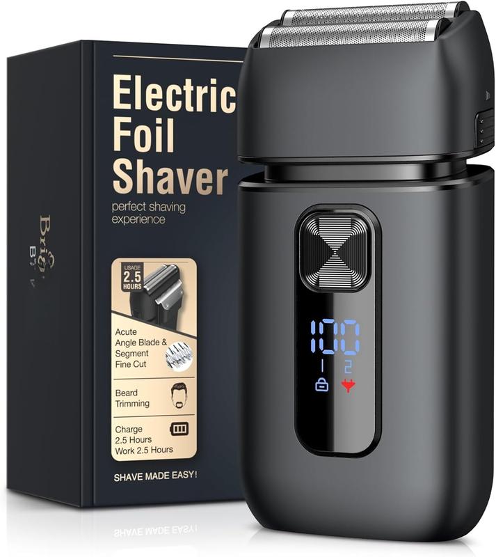 Foil Shaver, Electric Razor & Shavers for Men with Trimmer, 150 Min ...