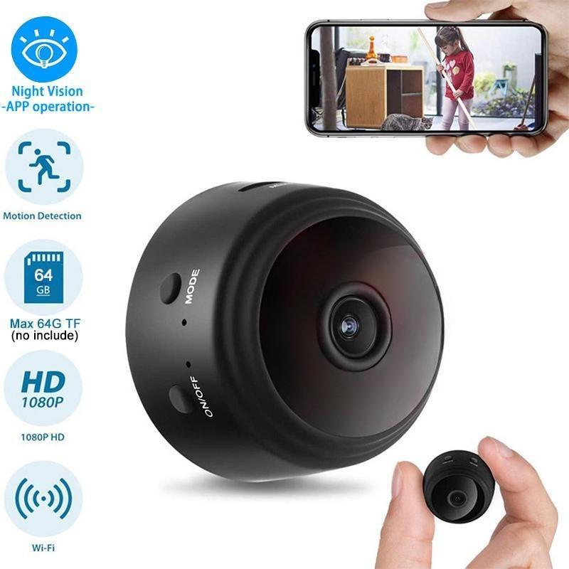 Wireless Mini WiFi Camera, A9 1080P HD Wireless CCTV Room, WiFi ...